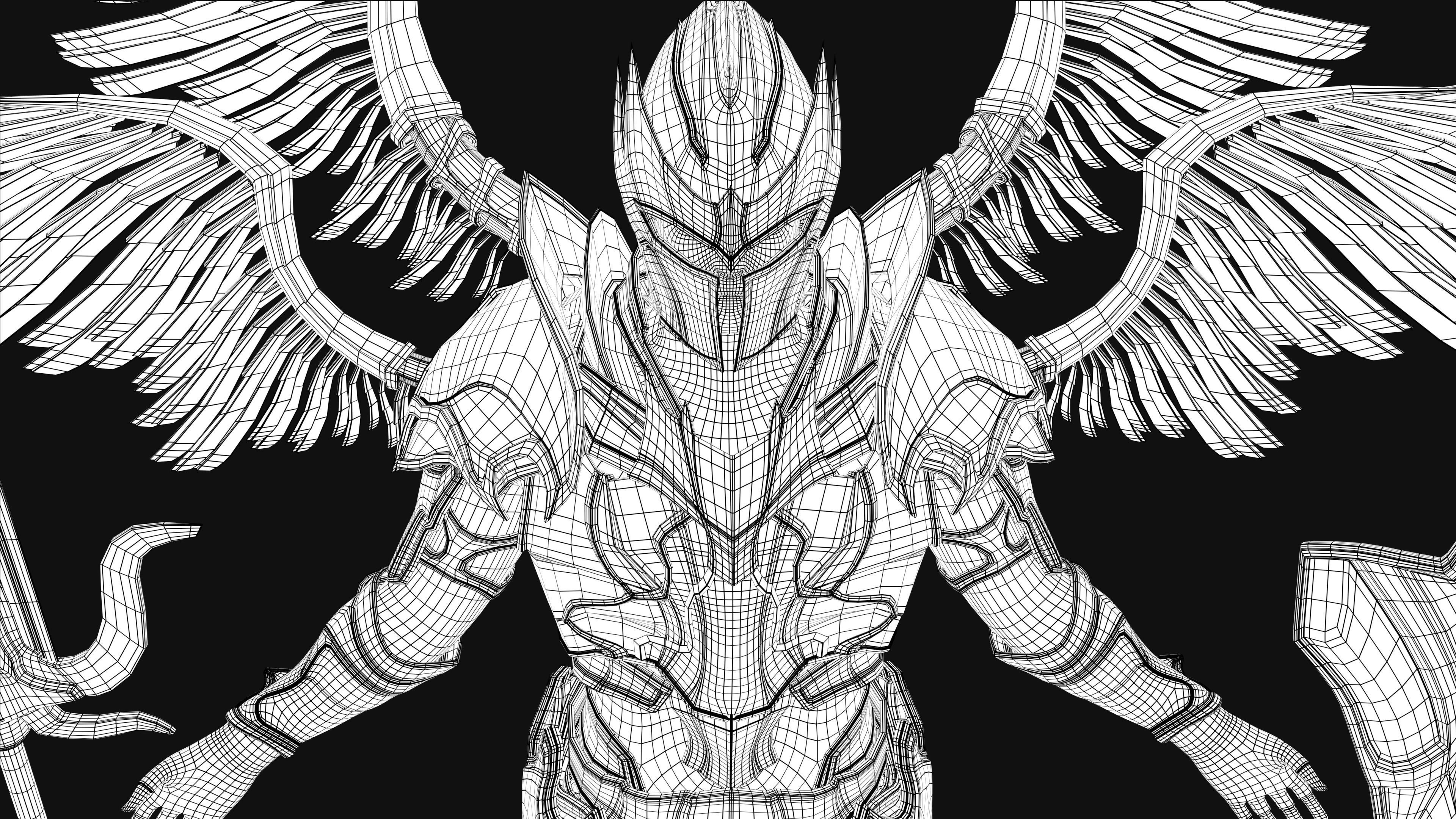 Warrior Seraphim 3D model | CGTrader