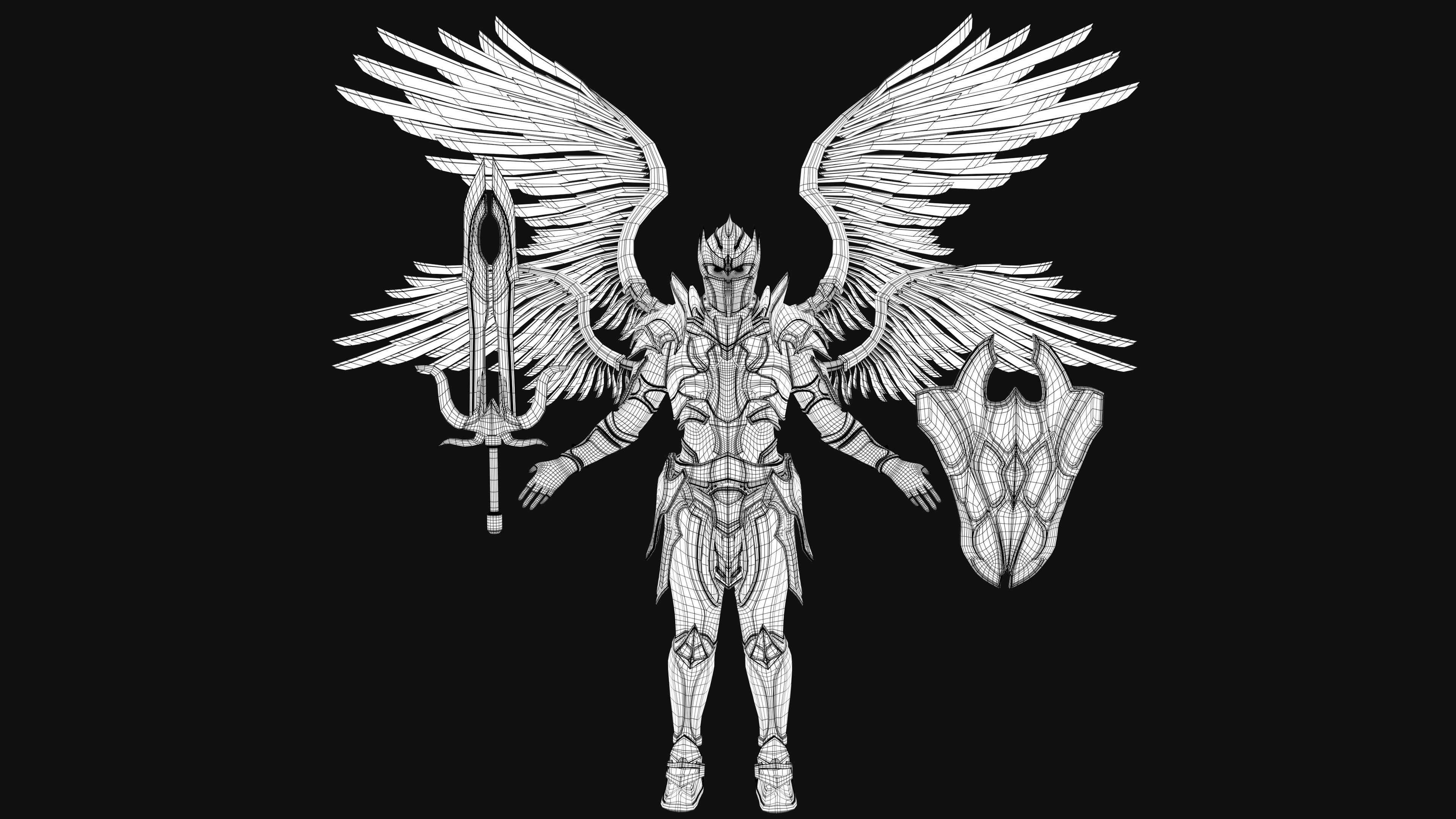 Warrior Seraphim 3D model | CGTrader