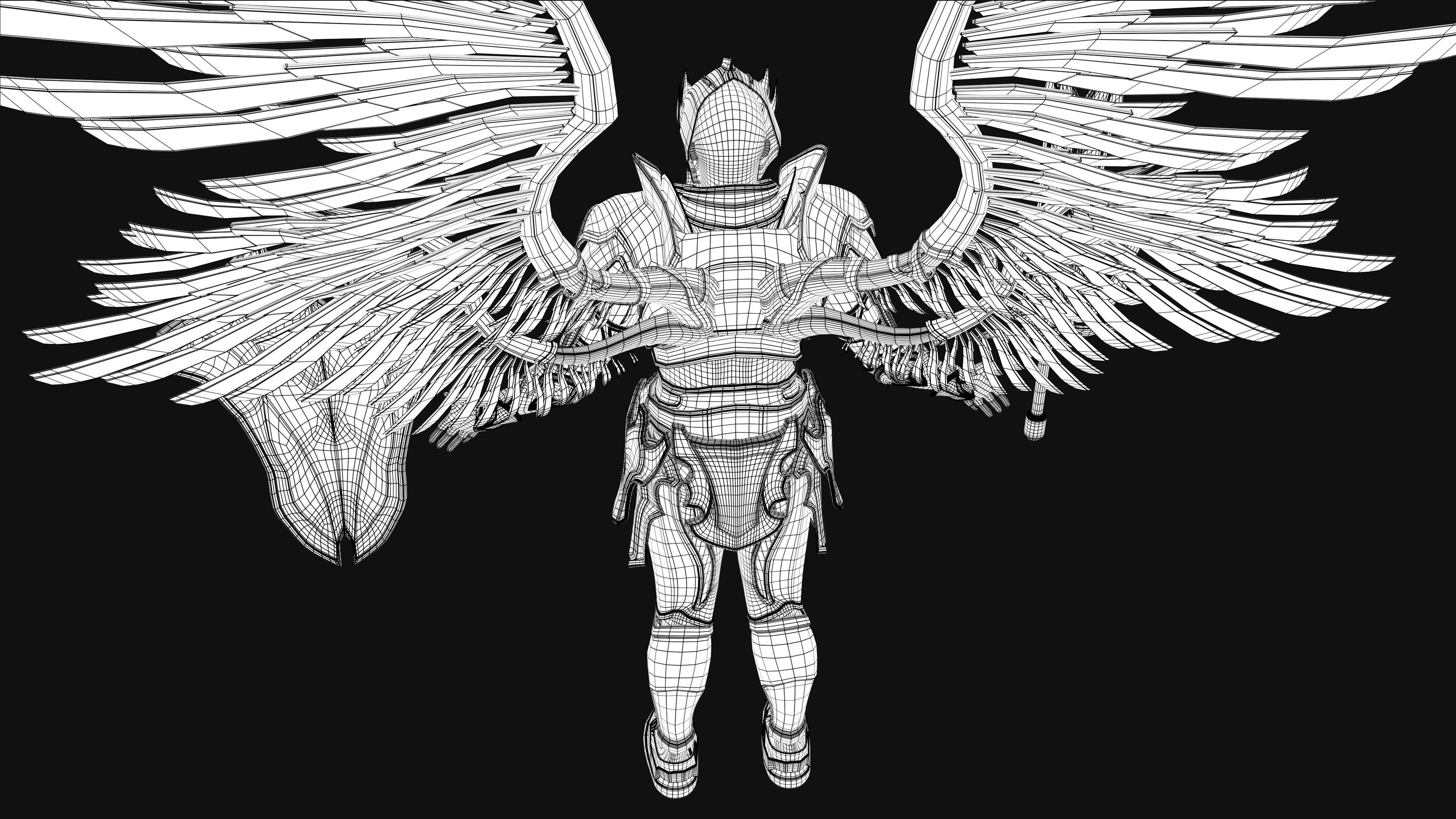 Warrior Seraphim 3D model | CGTrader