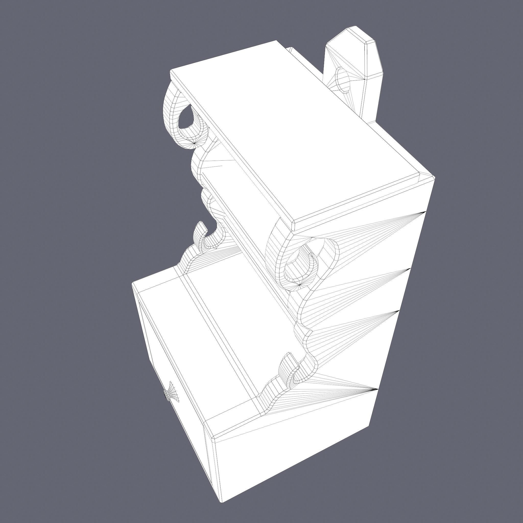 3D model Medieval Style Storage Box VR / AR / low-poly | CGTrader