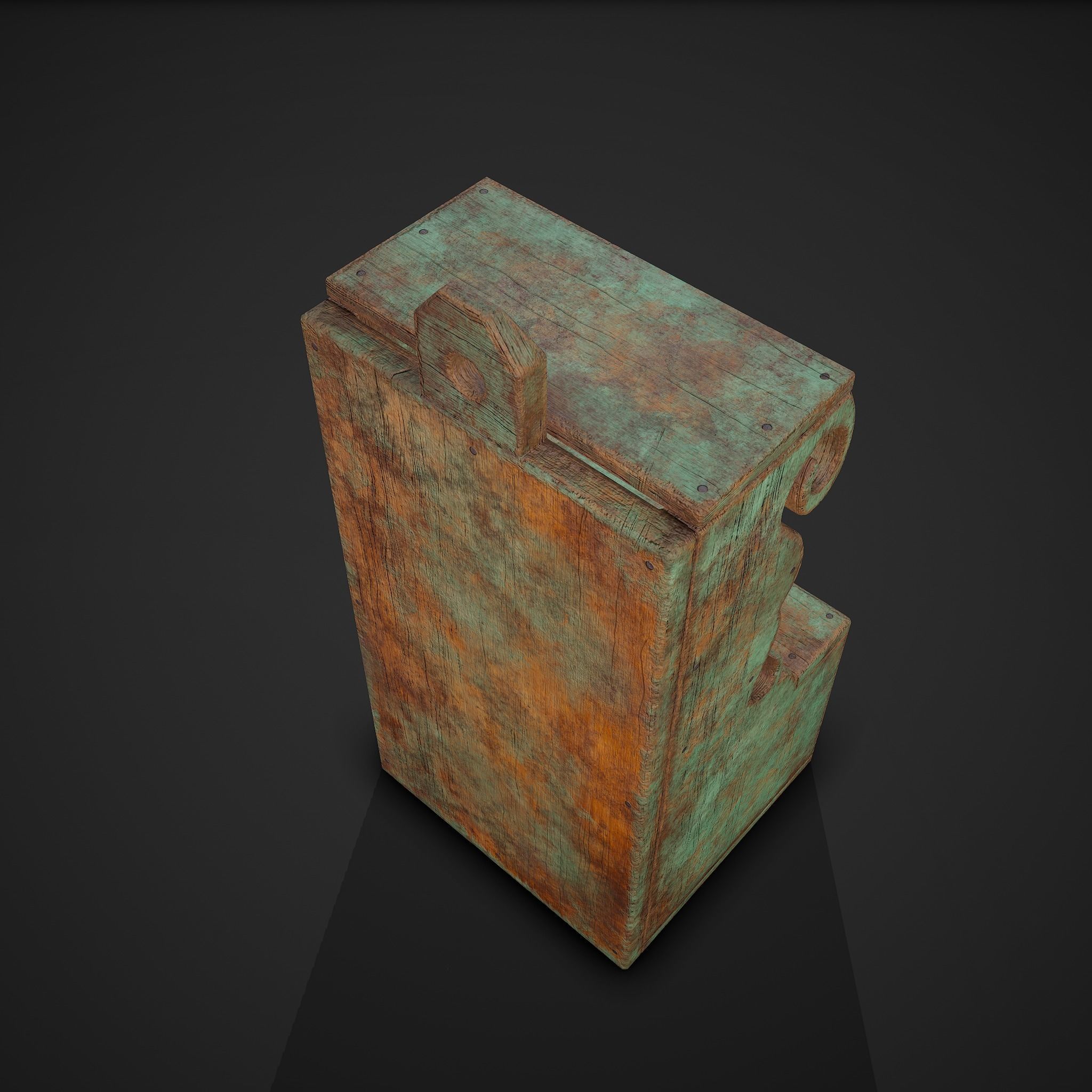 3D model Medieval Style Storage Box VR / AR / low-poly | CGTrader