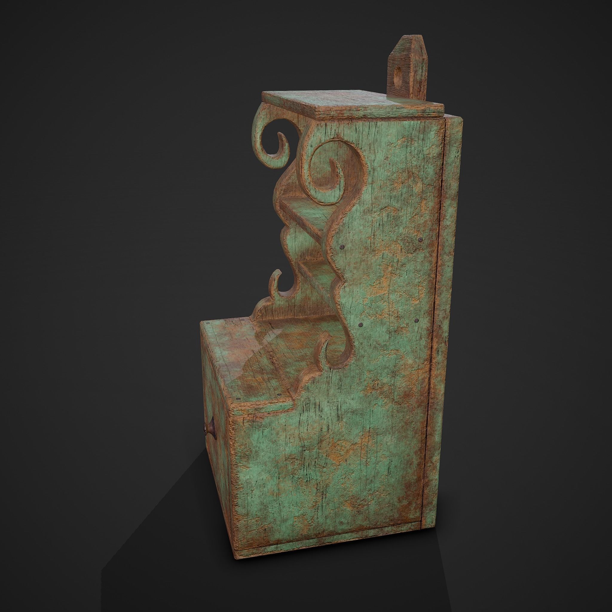 3D model Medieval Style Storage Box VR / AR / low-poly | CGTrader
