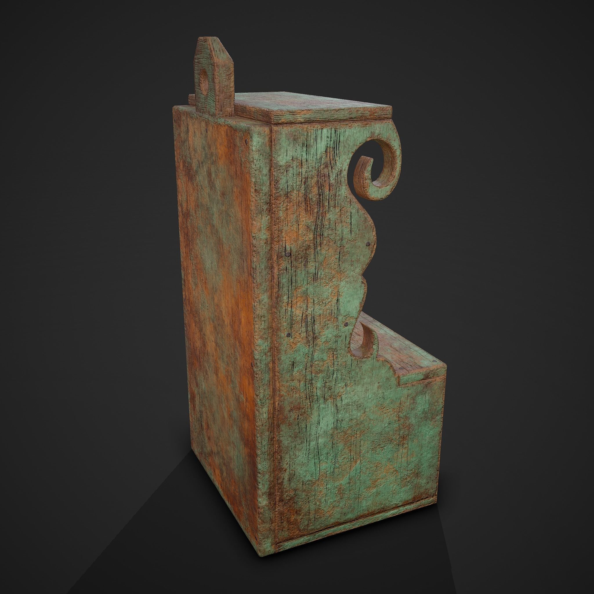 3D model Medieval Style Storage Box VR / AR / low-poly | CGTrader