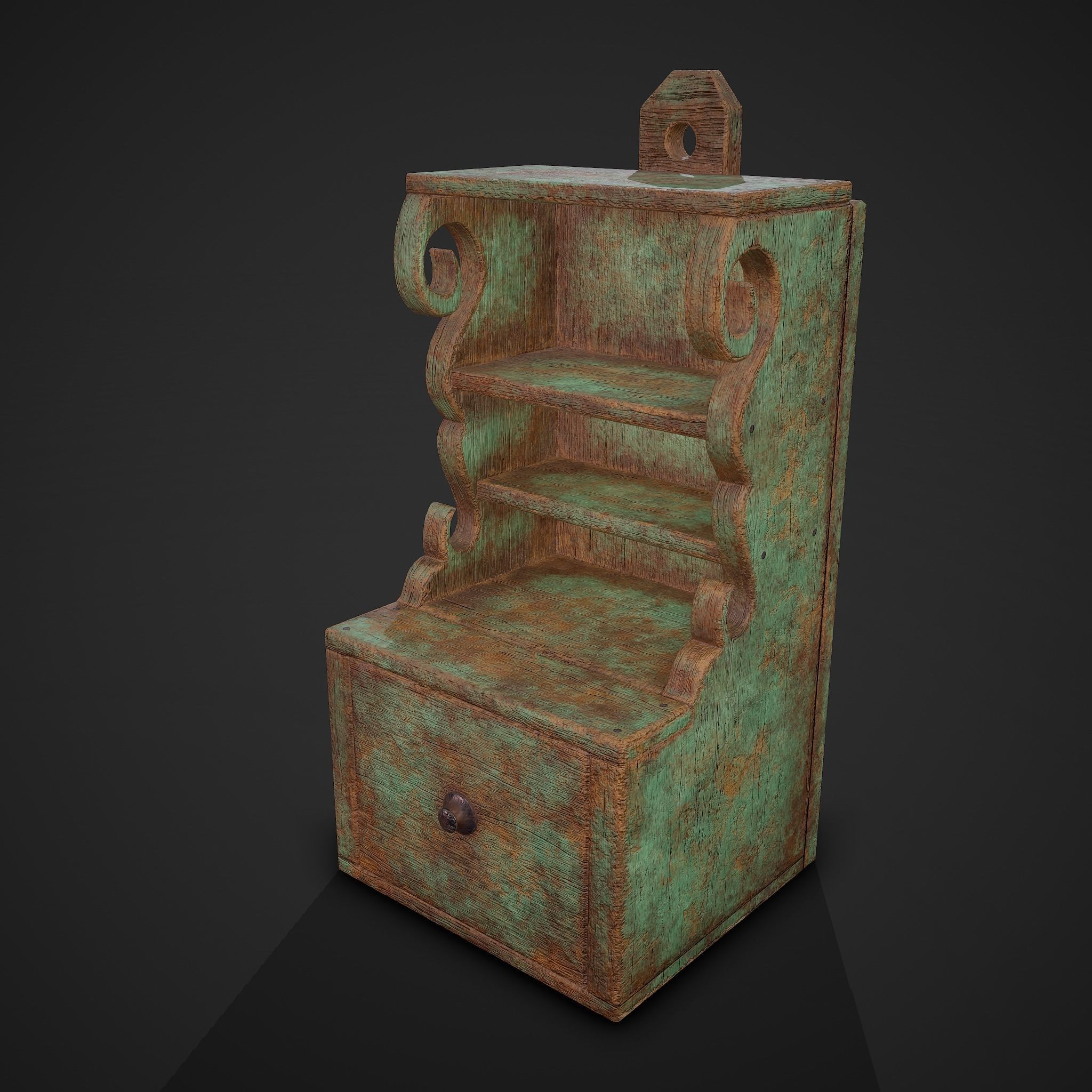 3D model Medieval Style Storage Box VR / AR / low-poly | CGTrader