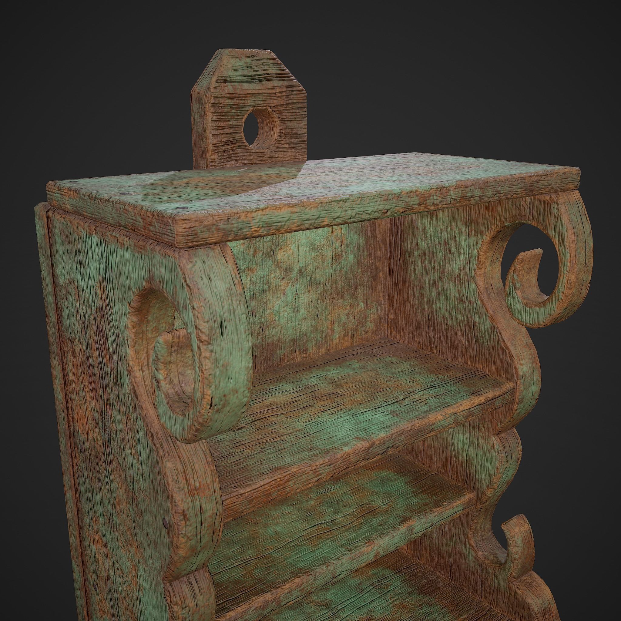 3D model Medieval Style Storage Box VR / AR / low-poly | CGTrader
