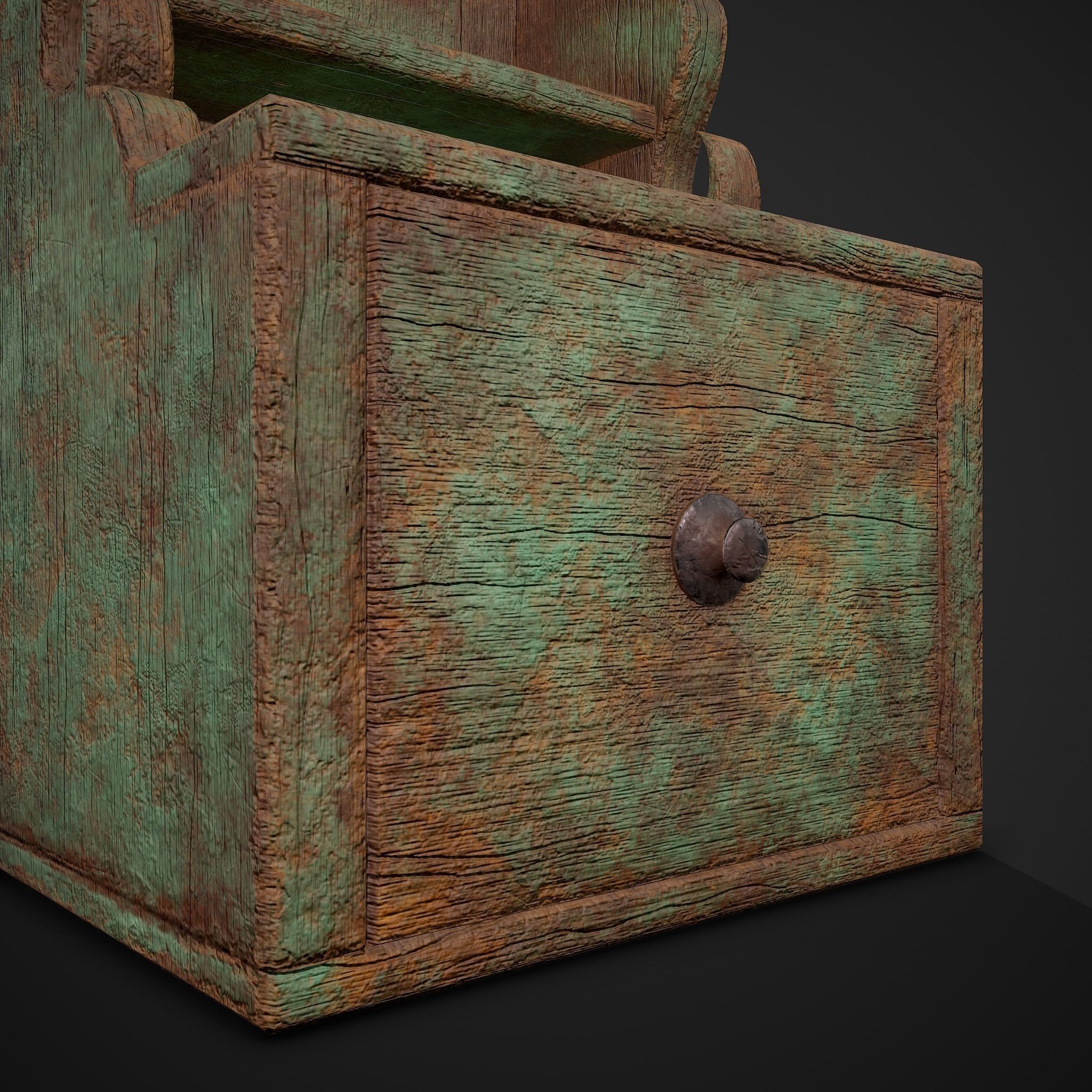 3D model Medieval Style Storage Box VR / AR / low-poly | CGTrader