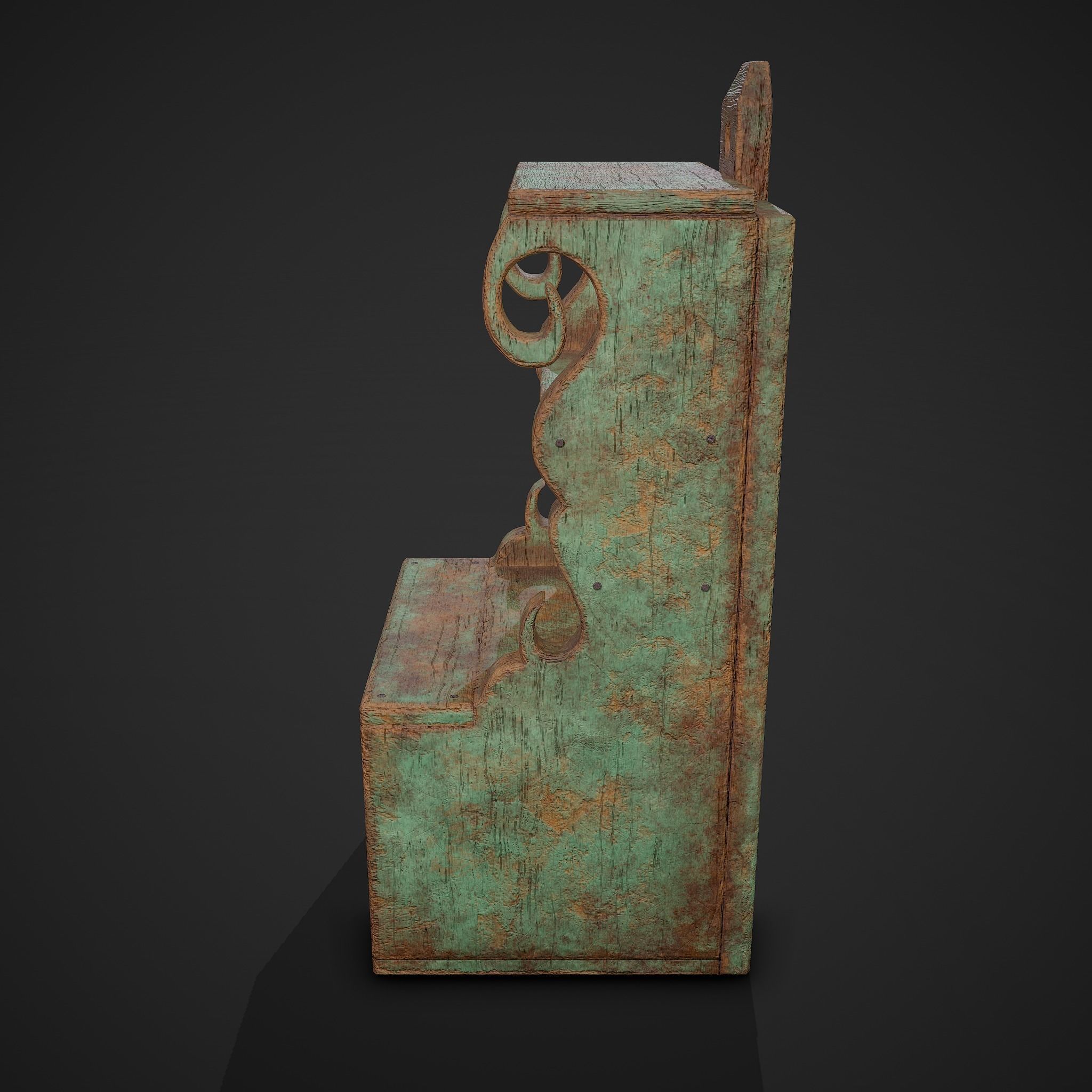 3D model Medieval Style Storage Box VR / AR / low-poly | CGTrader