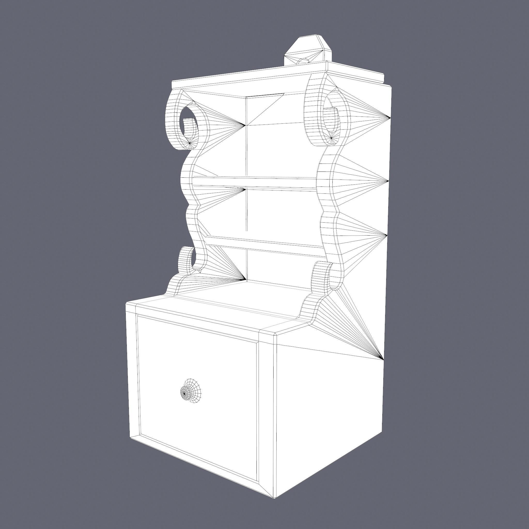 3D model Medieval Style Storage Box VR / AR / low-poly | CGTrader