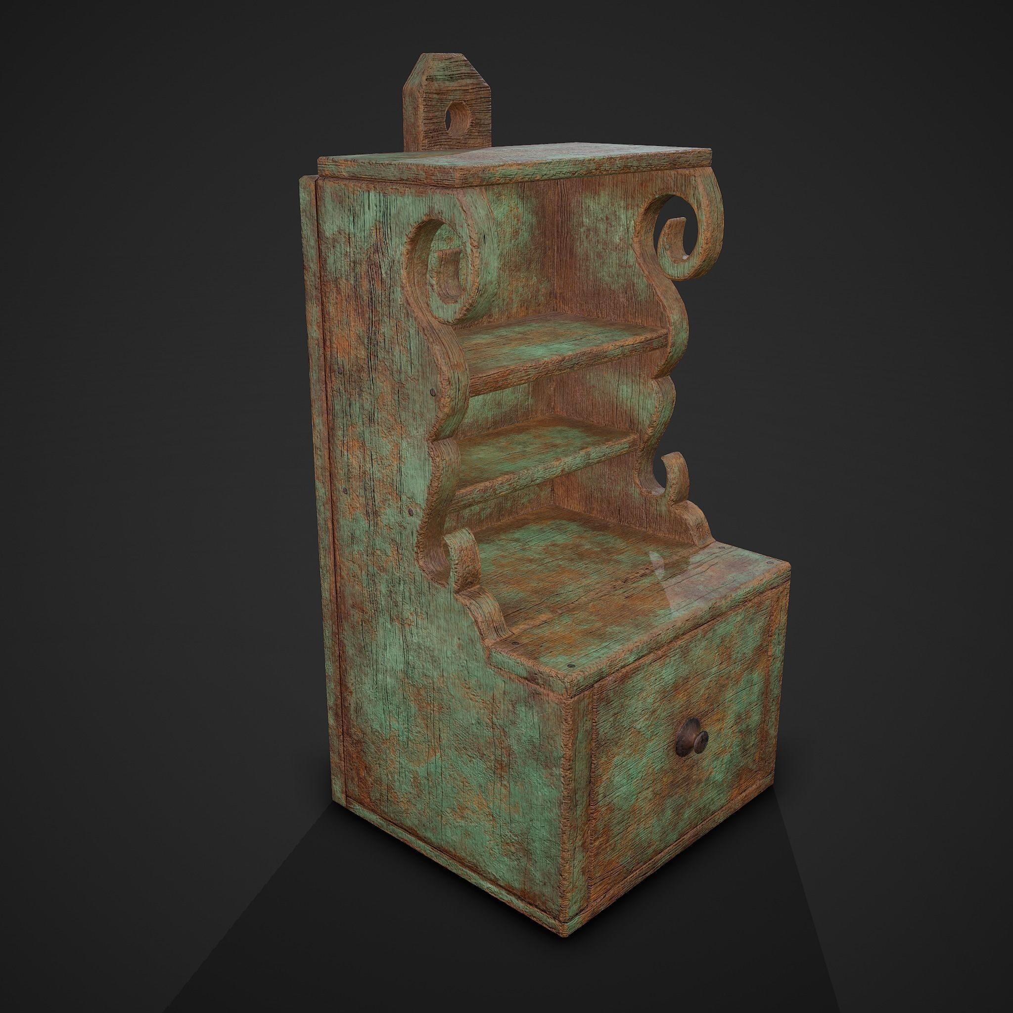 3D model Medieval Style Storage Box VR / AR / low-poly | CGTrader
