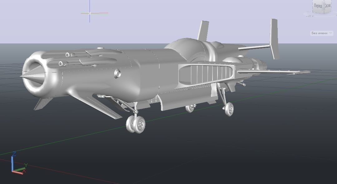 Aerospace fighter 3D Model 3D printable STL 3DM DWG - CGTrader.com
