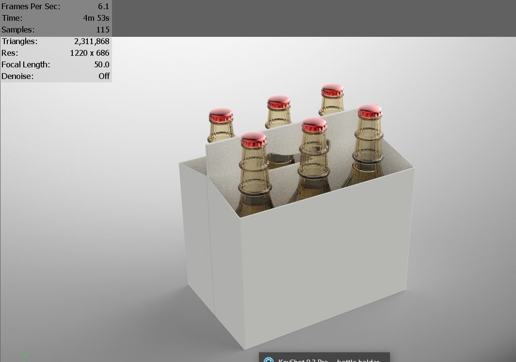 3D model BEER BOTTLE and HOLDER VR / AR / low-poly | CGTrader