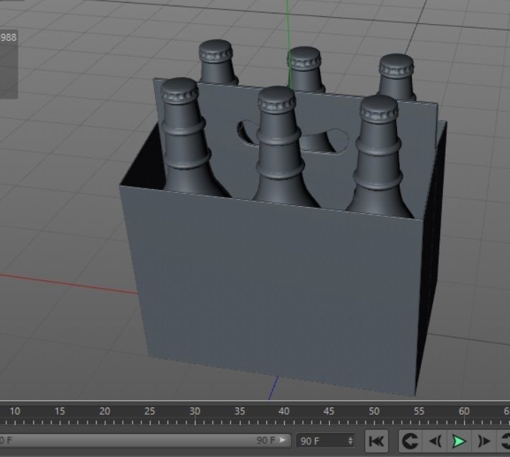 3D model BEER BOTTLE and HOLDER VR / AR / low-poly | CGTrader