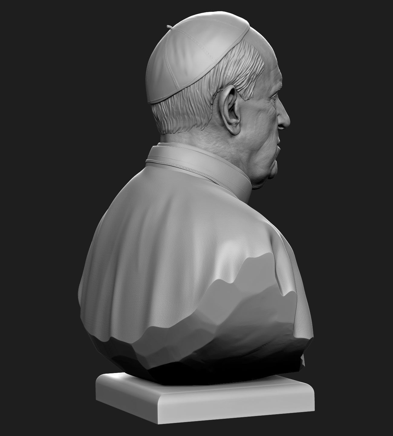 Pope Francis 3D model 3D printable | CGTrader