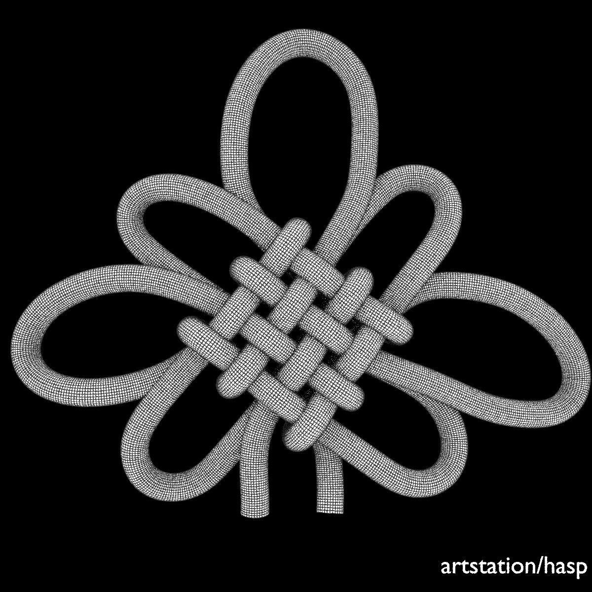 3D model pan chang knot VR / AR / low-poly | CGTrader