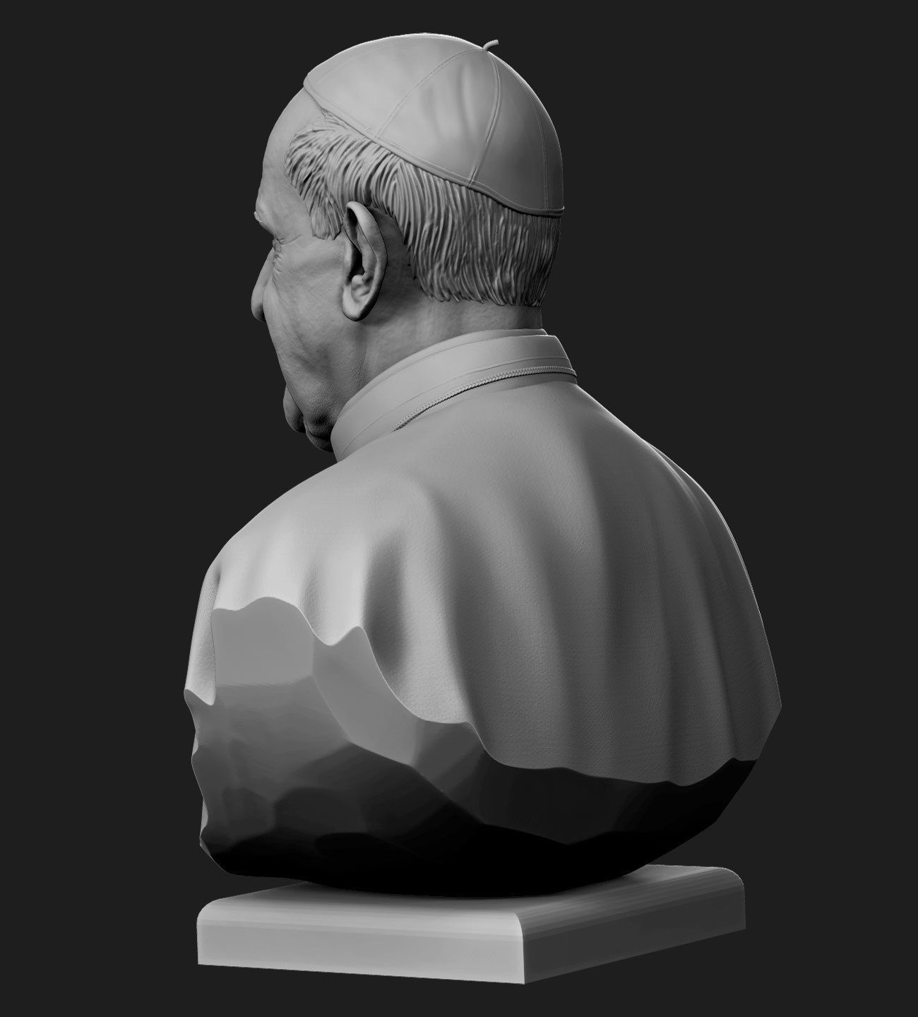 Pope Francis v2 3D model 3D printable | CGTrader