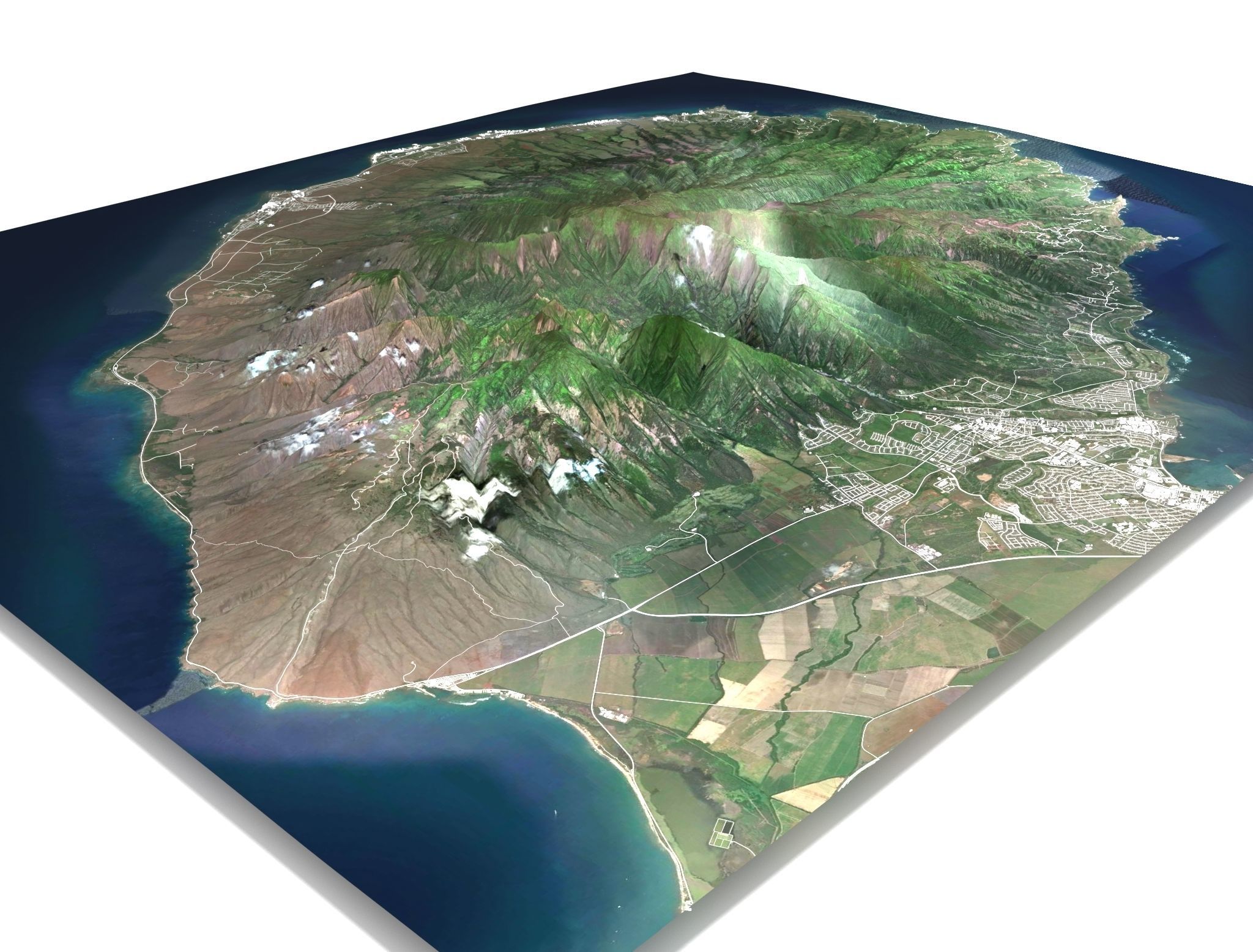 Hawai Maui Island 3D model | CGTrader