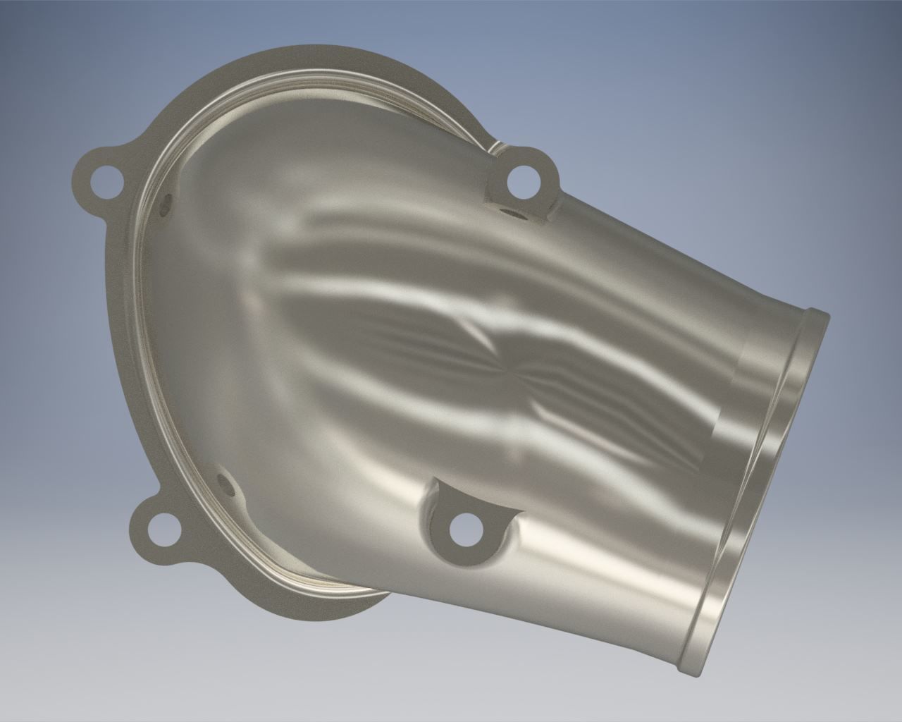 C20xe Powercap RIGHT PIPE 80 mm NO 3D printable model