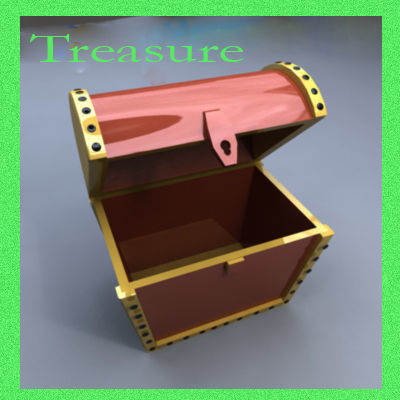 3D model treasury box 3d model VR / AR / low-poly | CGTrader