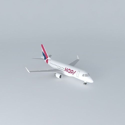 Hop for Air France Hop Airline ERJ 170ST 2013 free 3D model | CGTrader