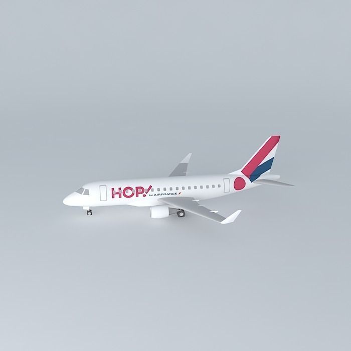 Hop for Air France Hop Airline ERJ 170ST 2013 free 3D model | CGTrader