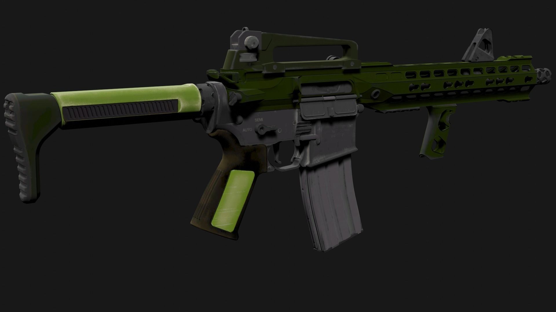 M4 GUN 3D model | CGTrader
