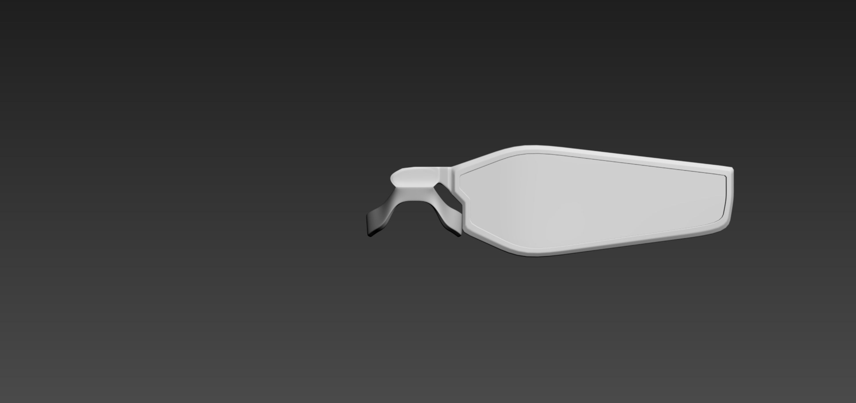 HighPoly Set of two Monocle for right and left eye 3D model | CGTrader