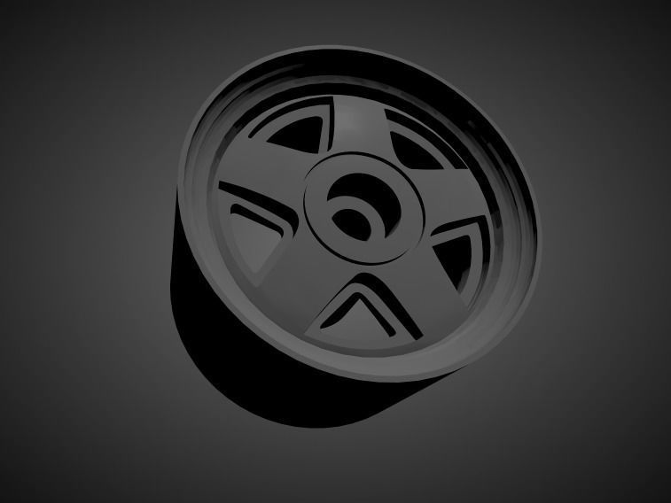 Ronal R5 rims with brakes and tires for Hot Wheels 3D model 3D ...