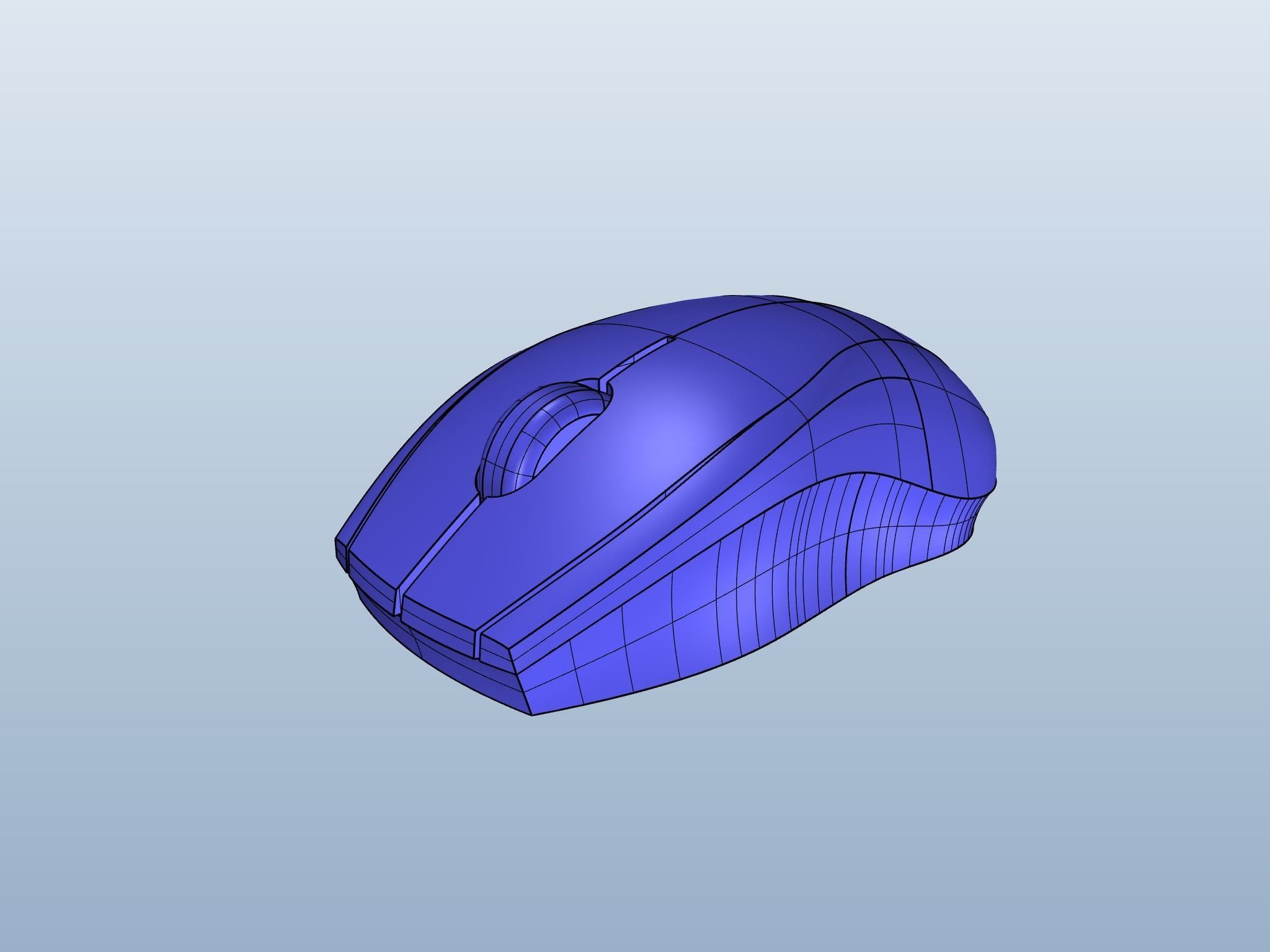 Computer Mouse -Rhinoceros 3D 3D model 3D printable | CGTrader