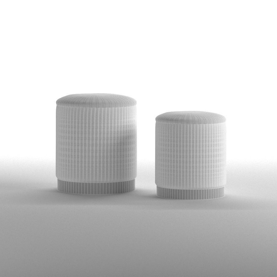 Ottoman Mobexpert GILL 3D model | CGTrader