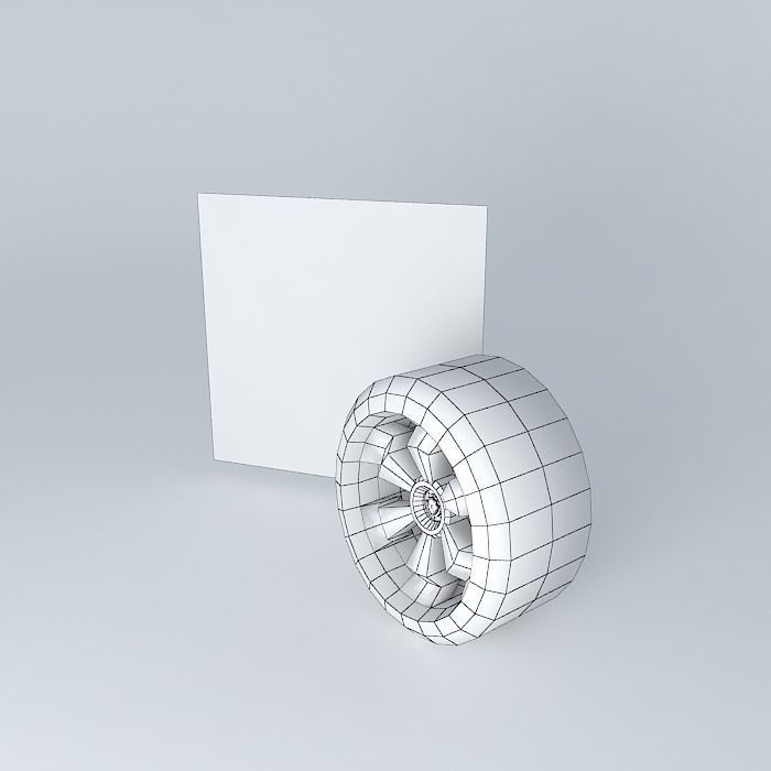 Wheels tyre NEG free 3D model | CGTrader