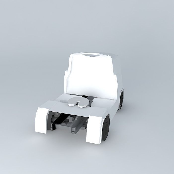 Truck template NEG free 3D model | CGTrader