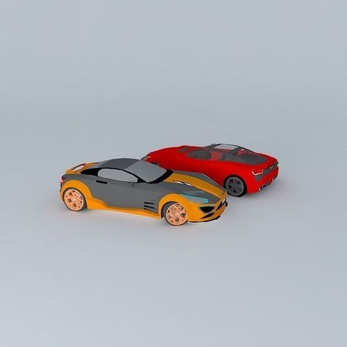 Racing car free 3D model | CGTrader