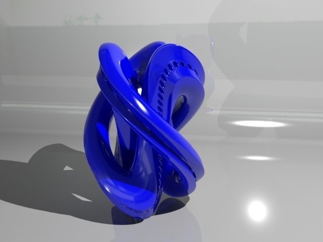 Torus Knot oo3 3D model 3D printable | CGTrader