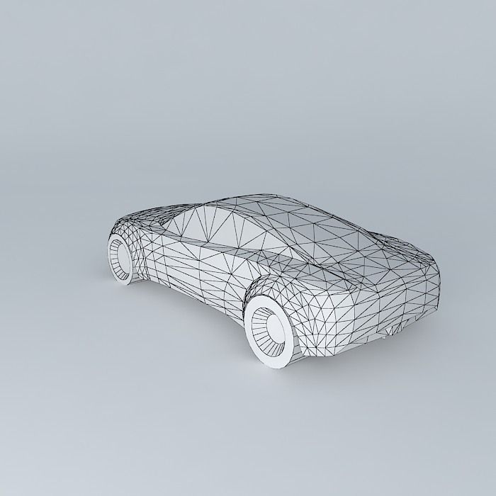 NEG sport car template free 3D model | CGTrader