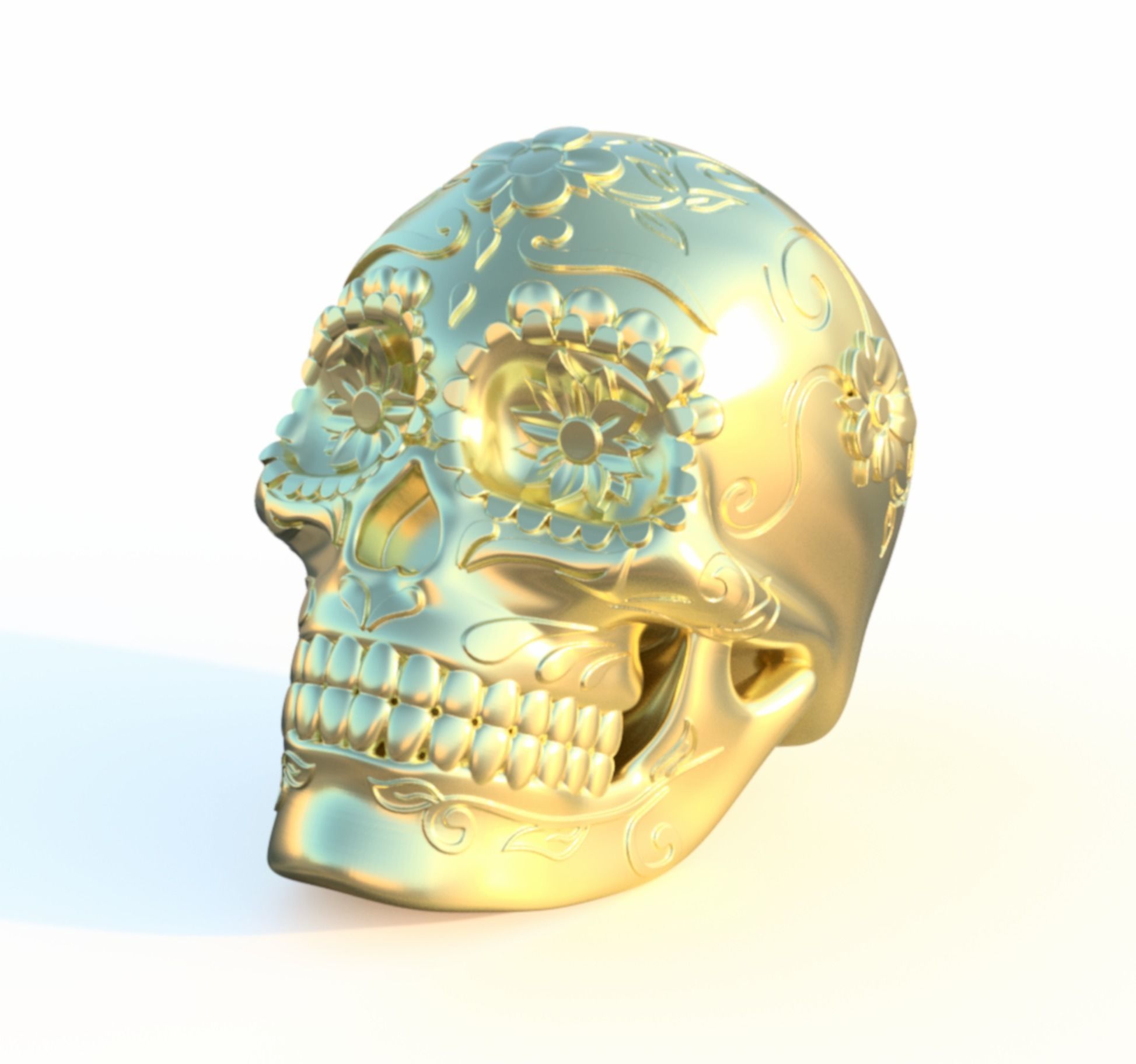 Mexican Sugar Skull 3D model 3D printable | CGTrader