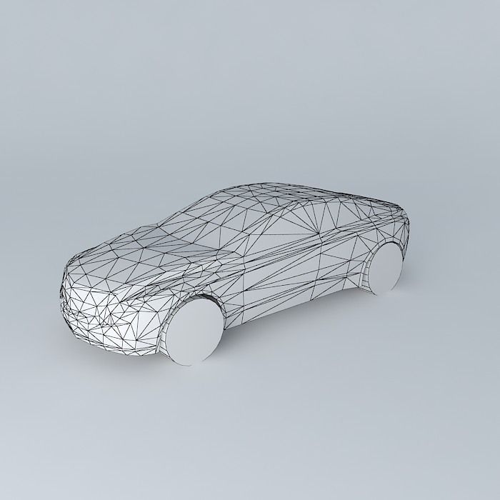 NEG Sedan car Template free 3D model | CGTrader