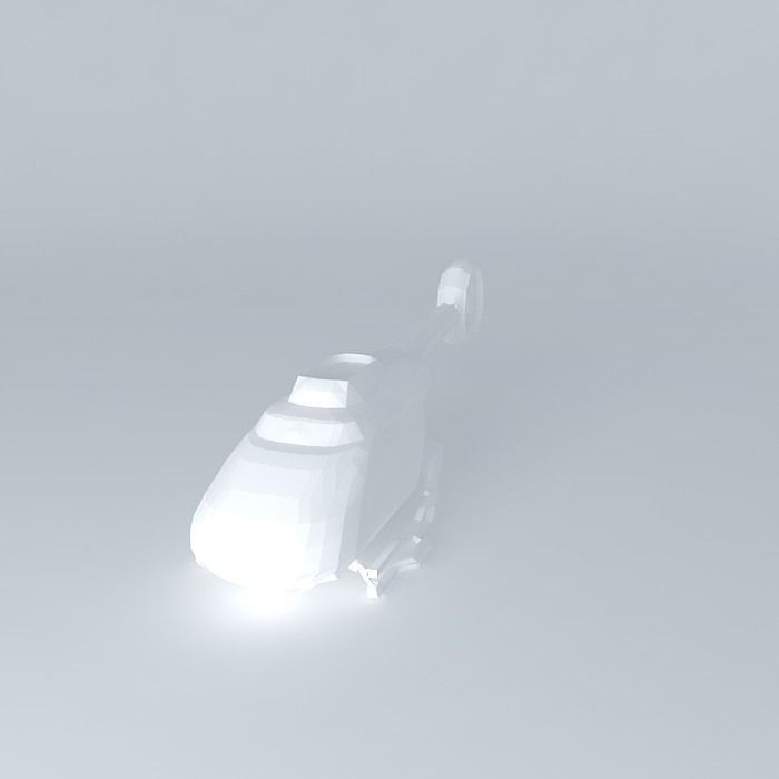 Helicopter Template free 3D model | CGTrader