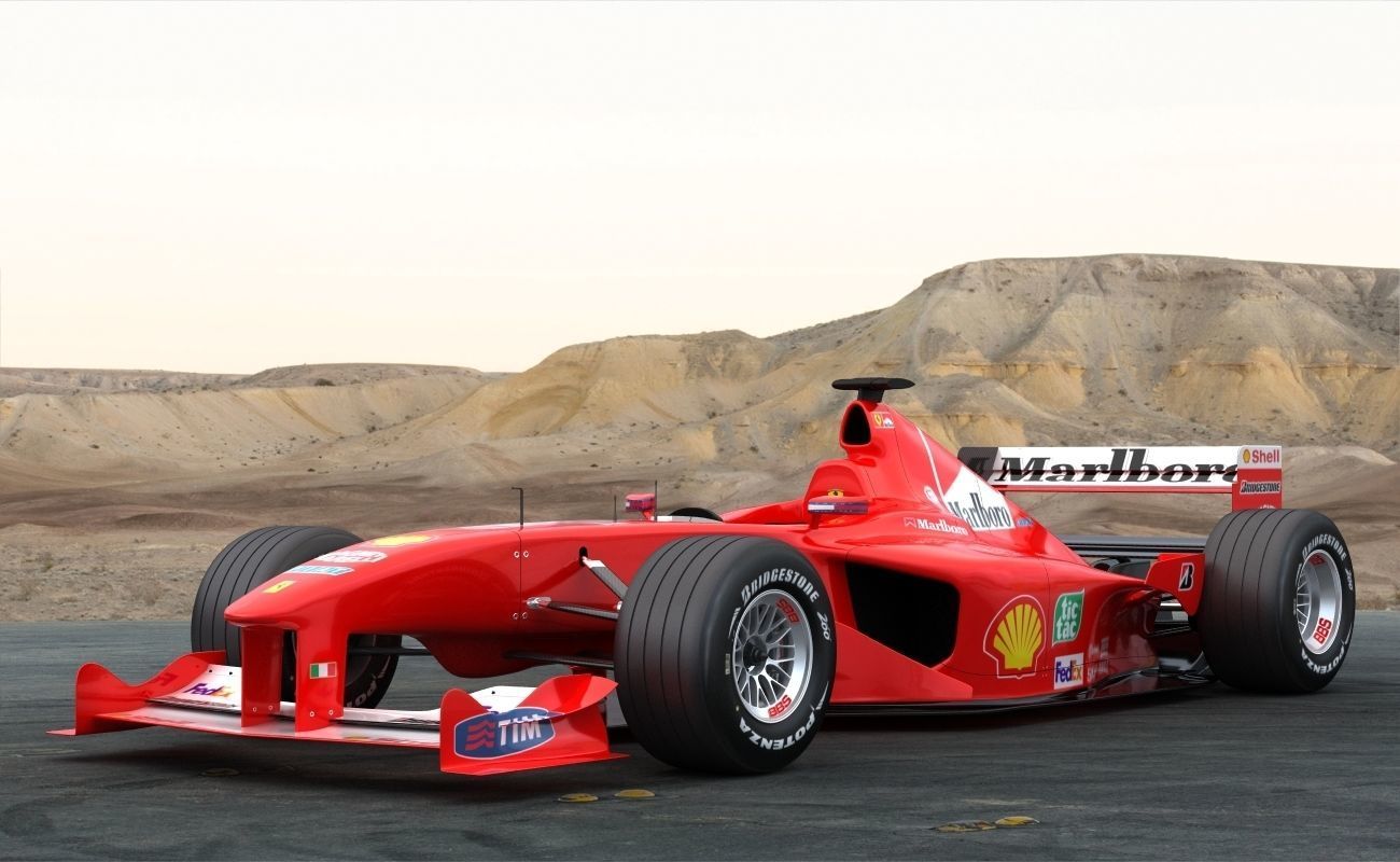 F1 Ferrari F2000 Michael Schumacher 3D | CGTrader