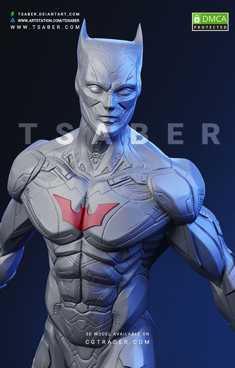 Batman Beyond Statue - DC Collectibles 3D model 3D printable | CGTrader