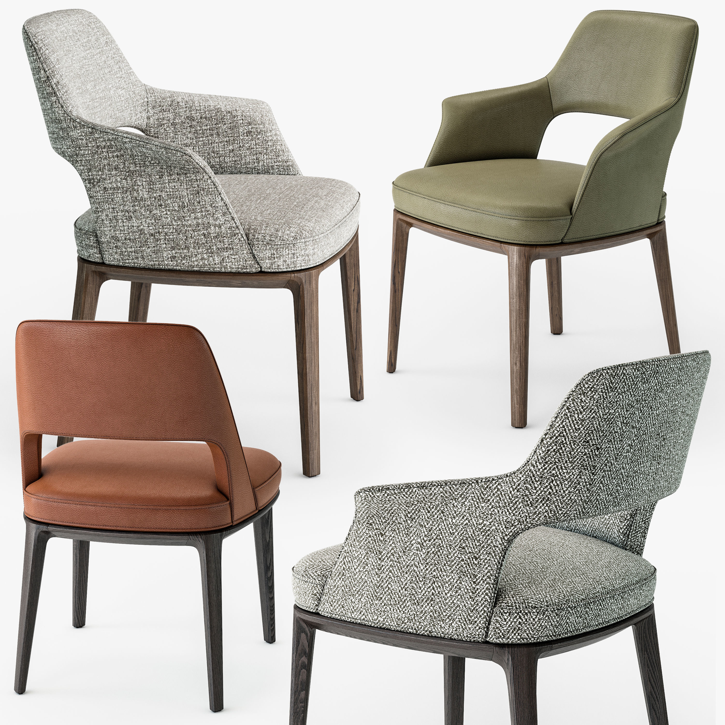 Poliform Sophie Lite chair 3D model | CGTrader