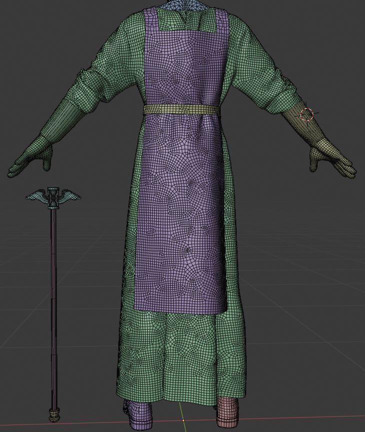 Plague doctor customizable 2 poses 3D model | CGTrader