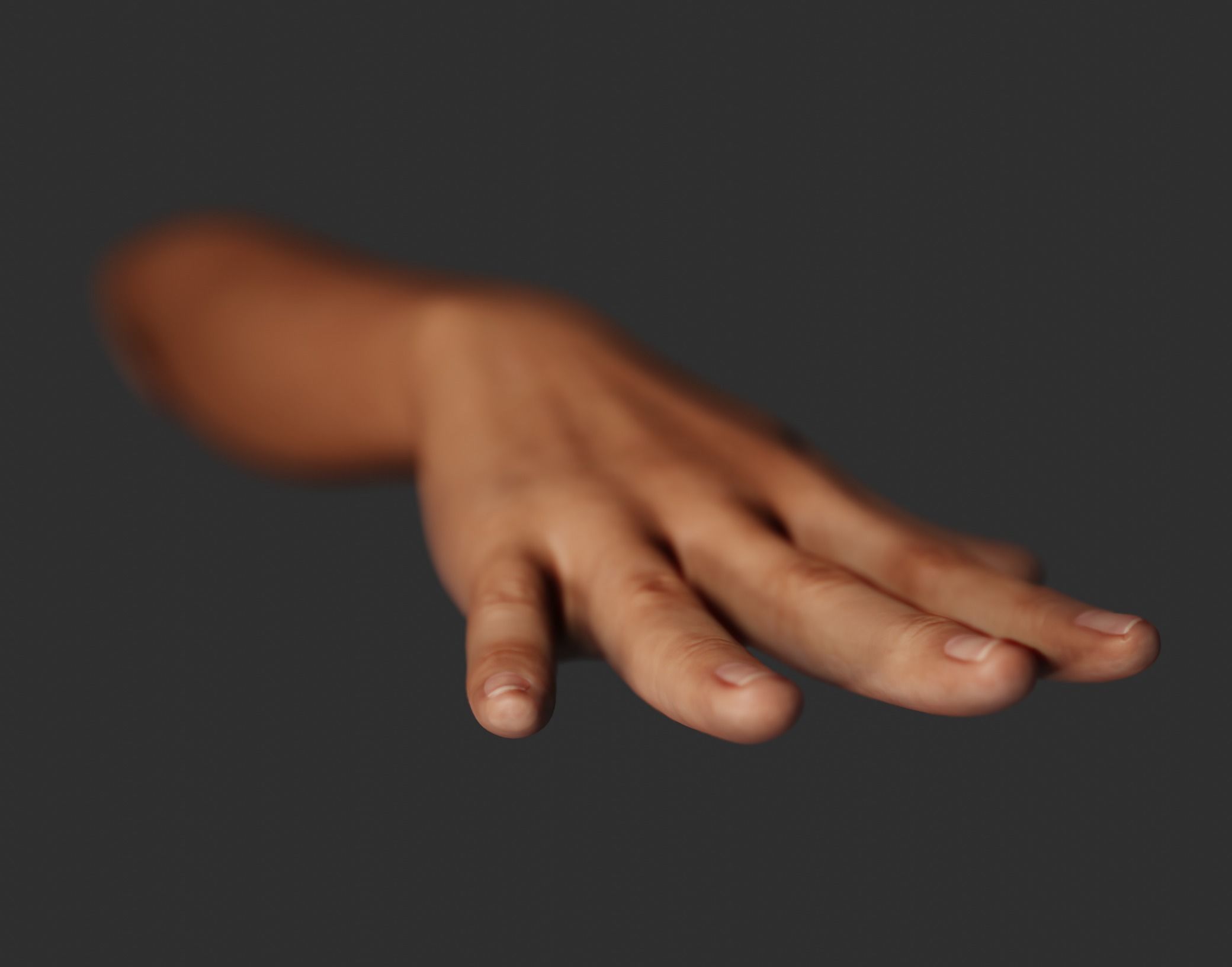 Female Right Hand 3D model | CGTrader