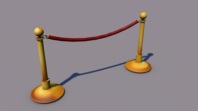 Simple barrier 3D model 3D printable | CGTrader