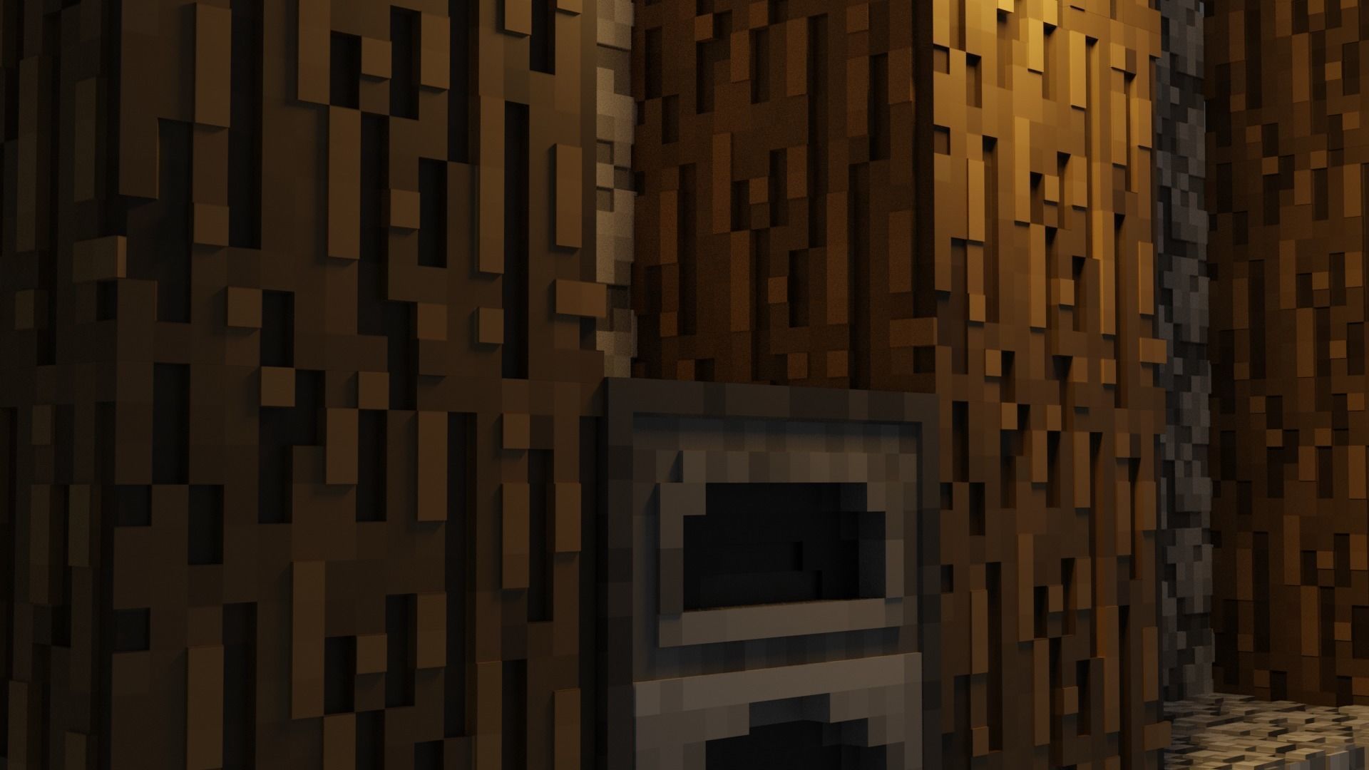 Minecraft furnace free 3D model | CGTrader