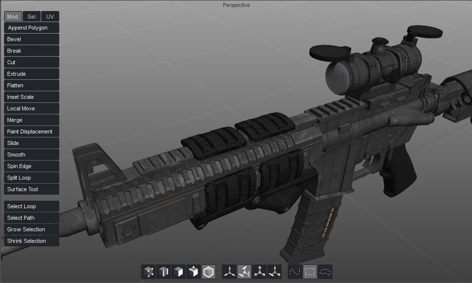 M86 Assult Rifle 3D model | CGTrader