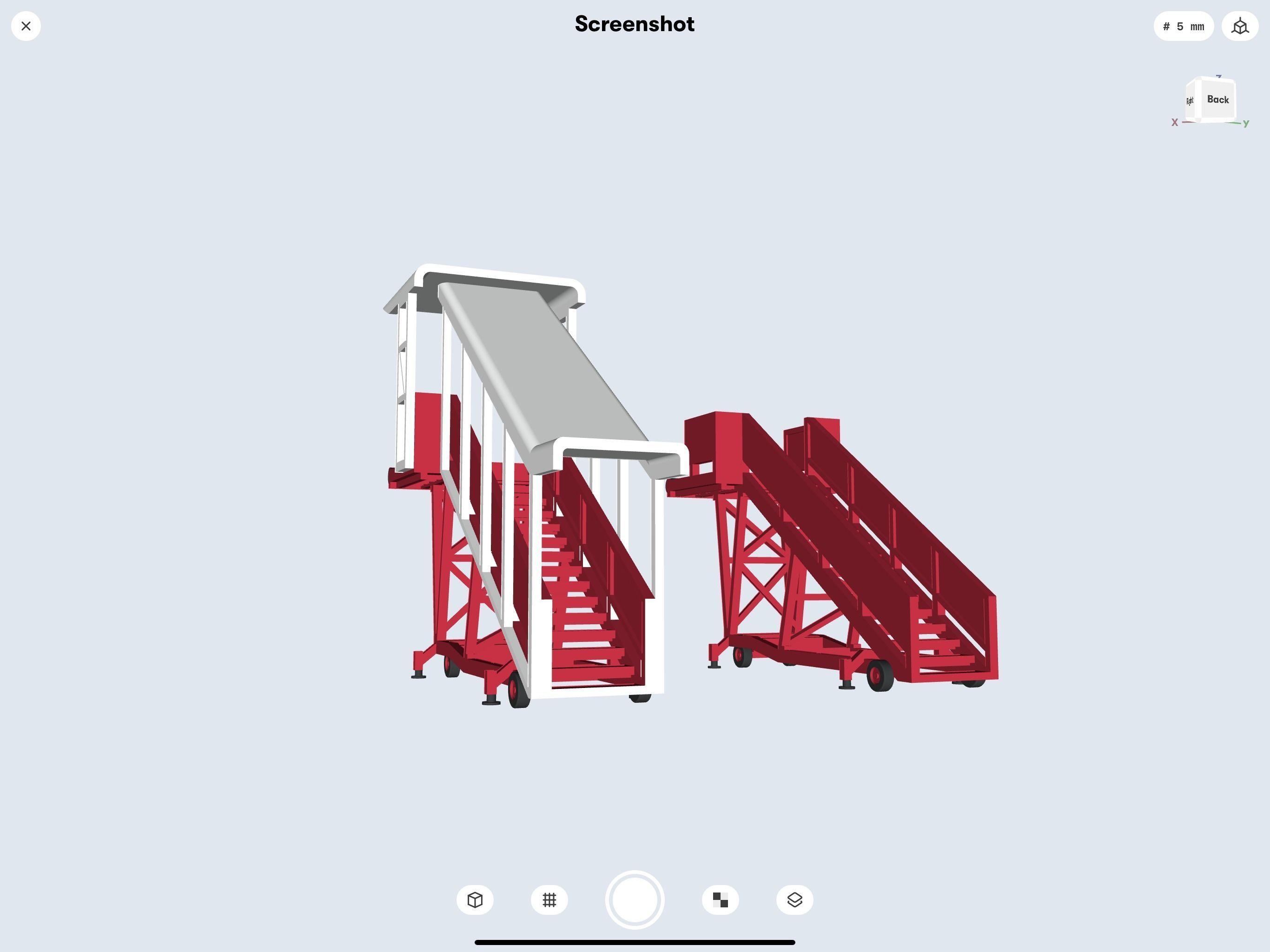 A320 boarding step 3D model 3D printable | CGTrader
