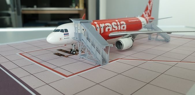 A320 boarding step 3D model 3D printable | CGTrader