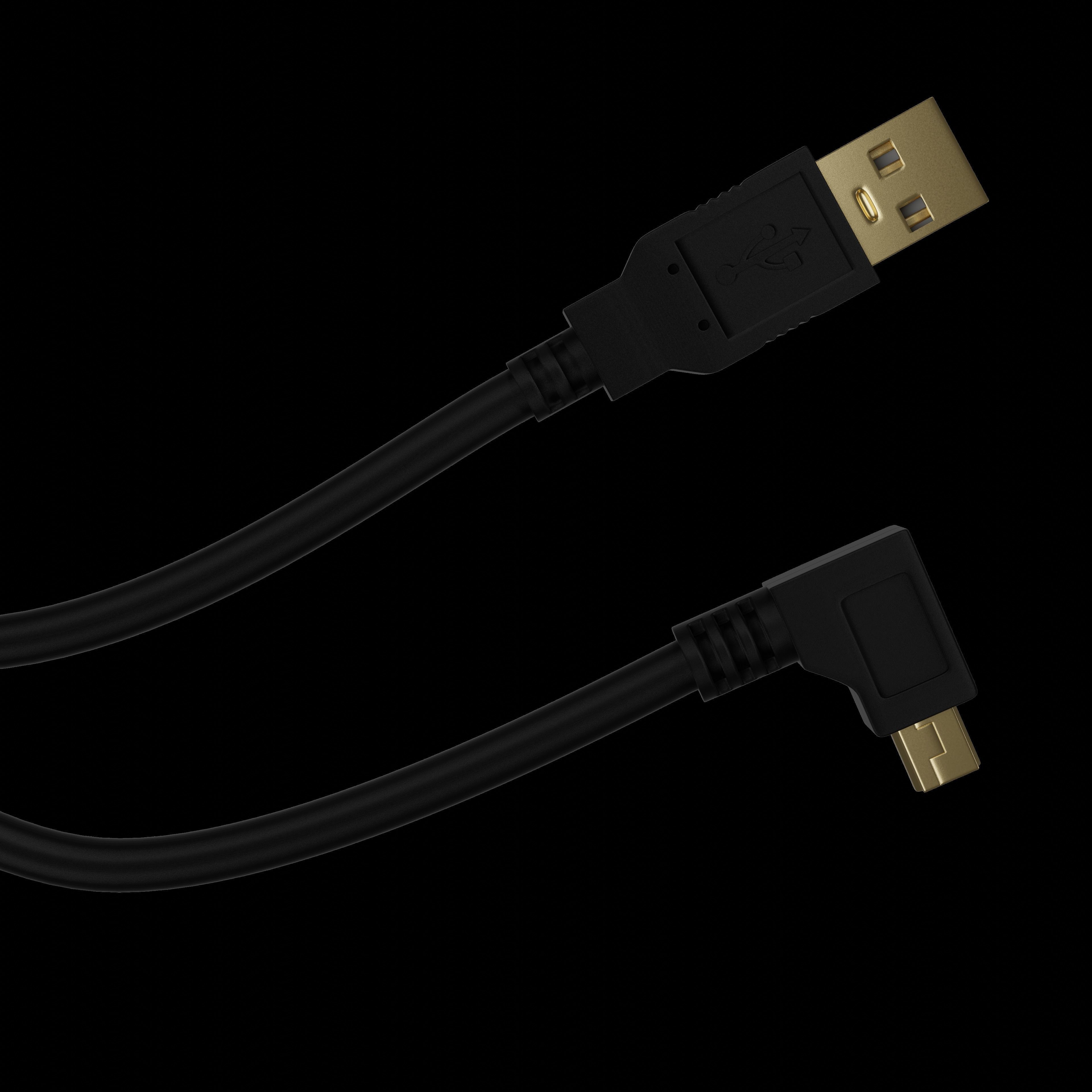 mini USB cable 3D model | CGTrader
