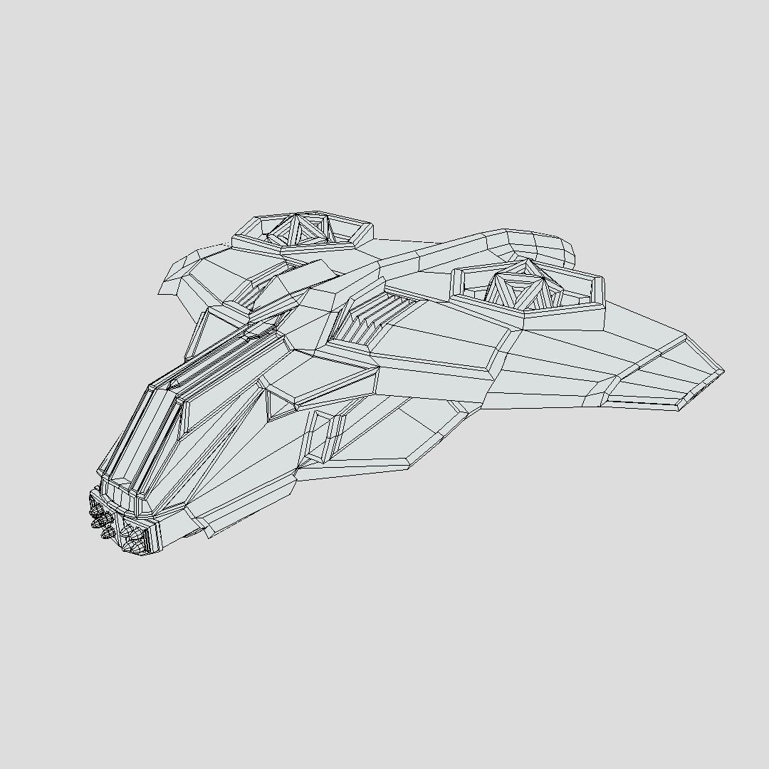 3D model SciFi RTS Vehicle - VTOL VR / AR / low-poly | CGTrader