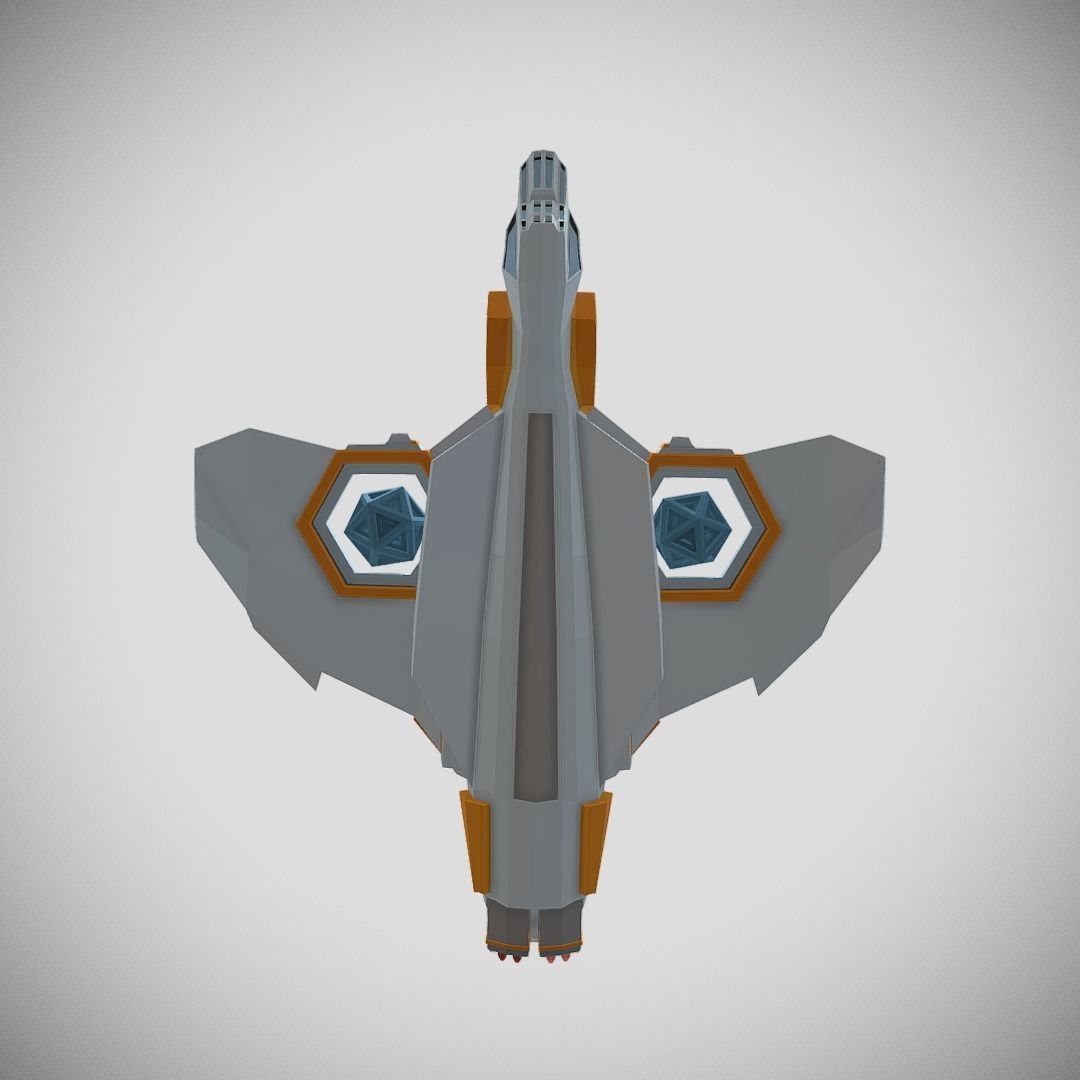 3D model SciFi RTS Vehicle - VTOL VR / AR / low-poly | CGTrader